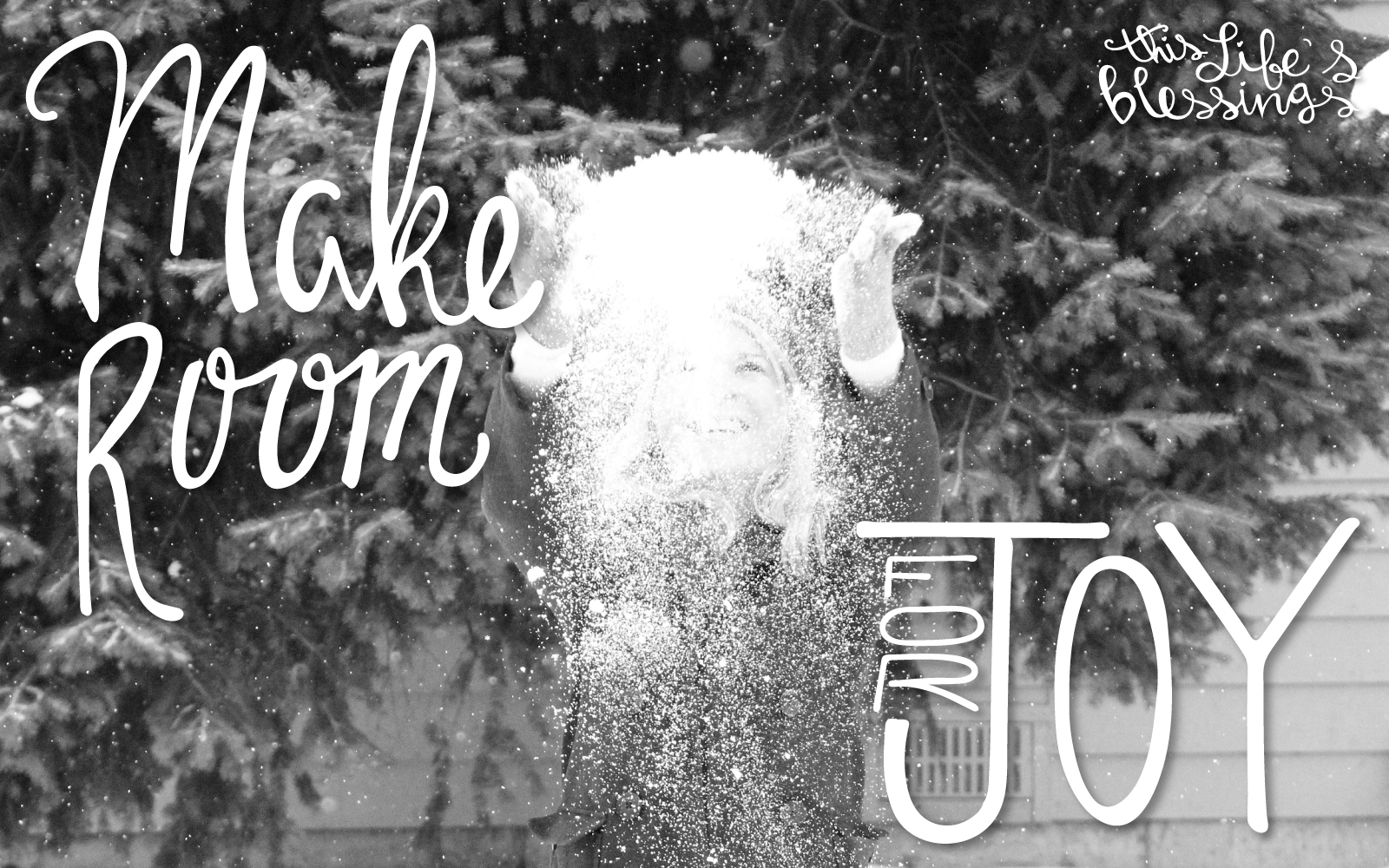 Advent Week Three (Make Room for JOY) – this life's blessings